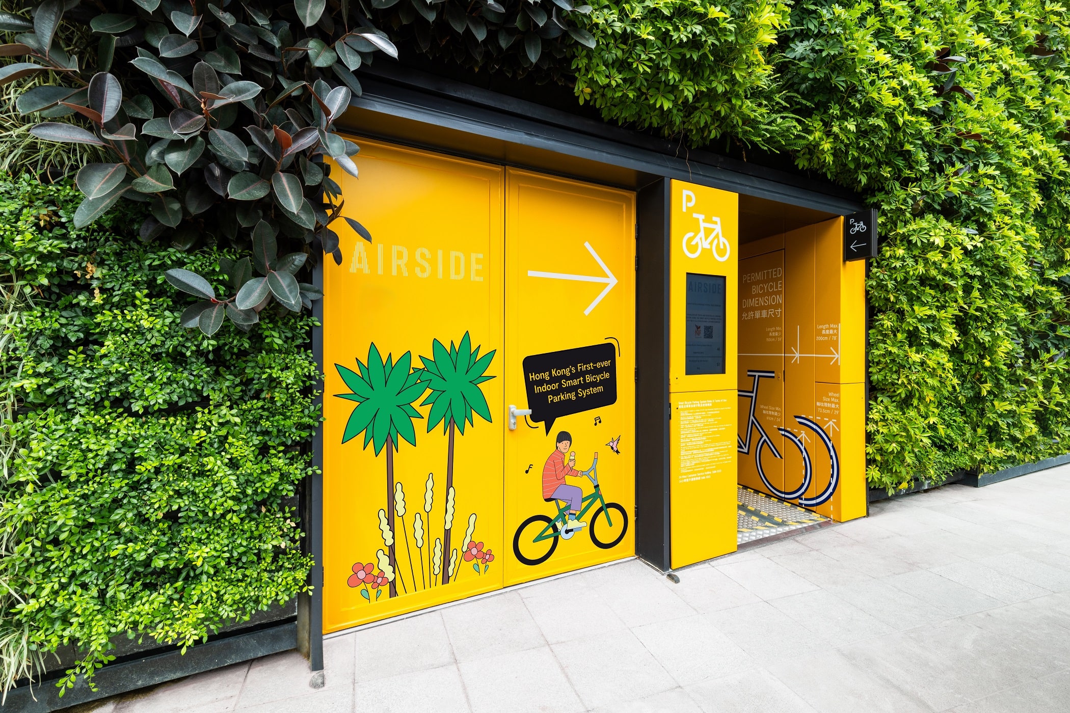 Smart Bicycle Parking System - AIRSIDE – A New Shopping & Office ...